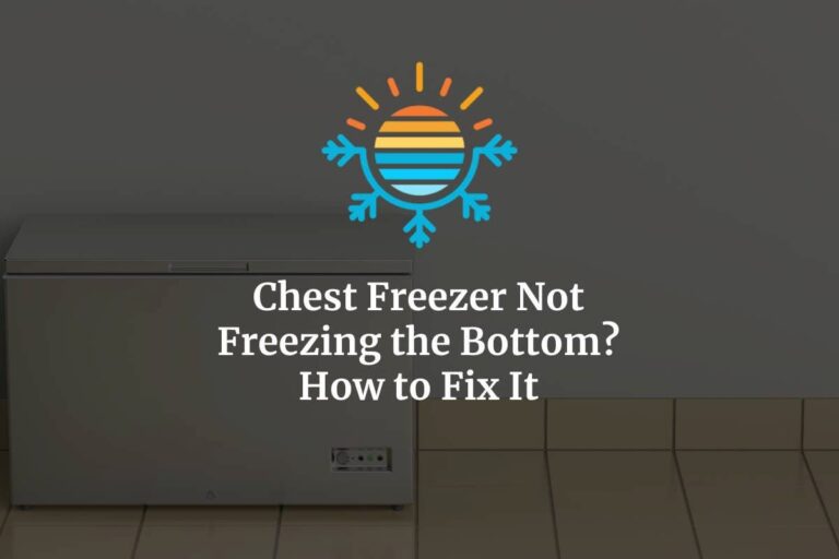 Troubleshooting a Chest Freezer's Non-Freezing Bottom